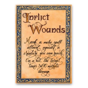 Dnd Spell Scroll Print - Etsy Canada