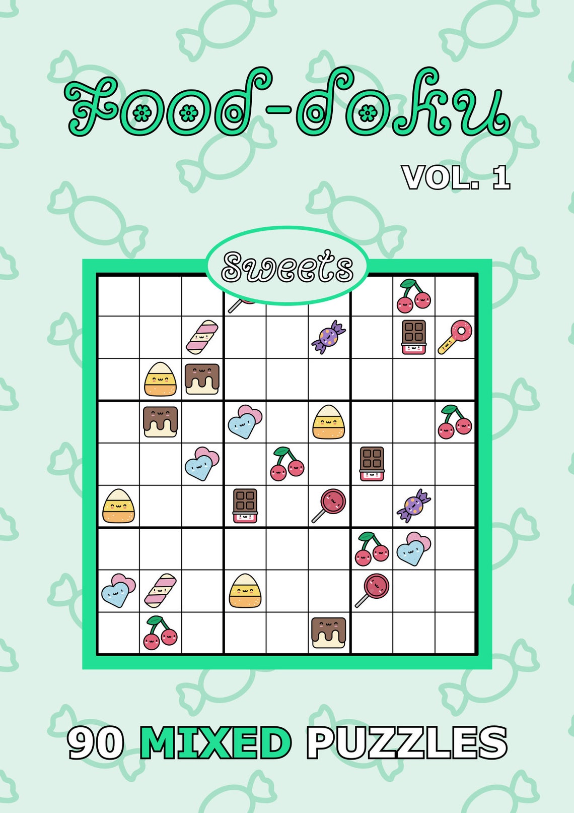 Food Sudoku: Sweets Vol. 1 Colección Completa - Etsy España
