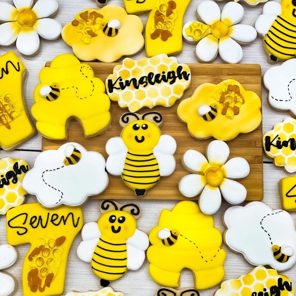 Bee Cookies - Etsy