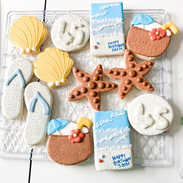 Beach Theme Cookies - Etsy