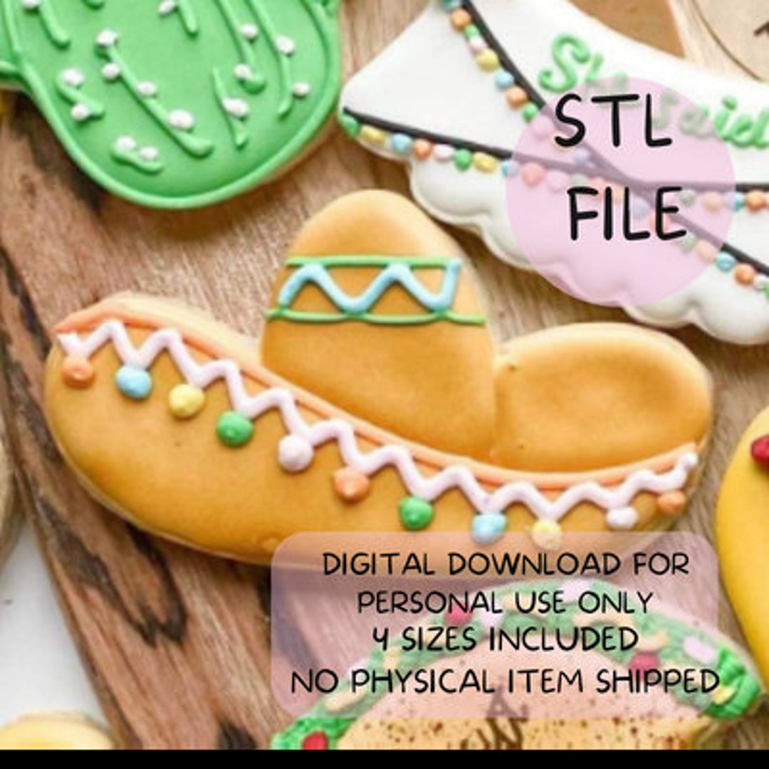 STL File Cookie Cutter Sorting Hat 4 Sizes 2.5 3 - Etsy
