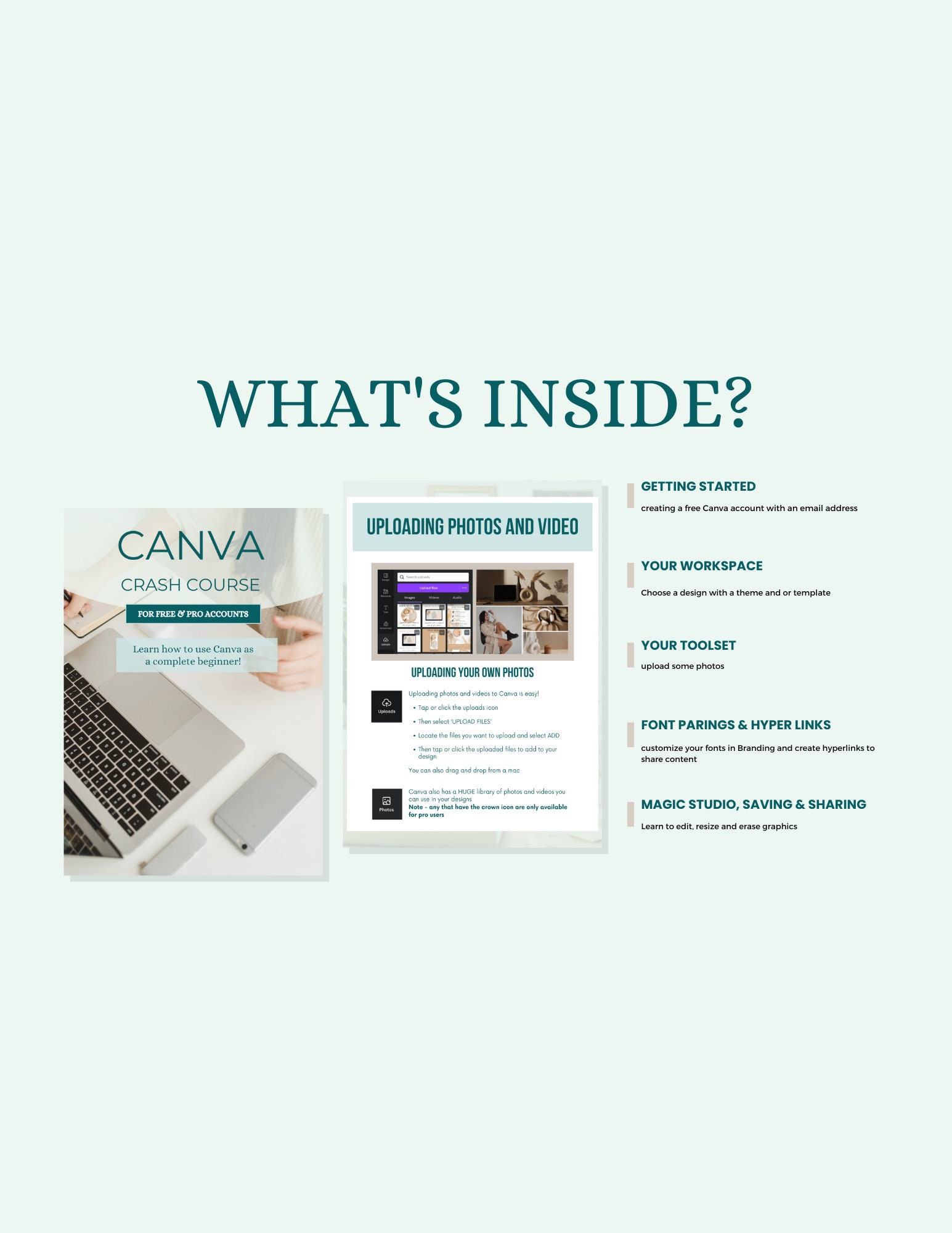 Canva For Beginners Canva Crash Course Stepbystep Tutorial Create