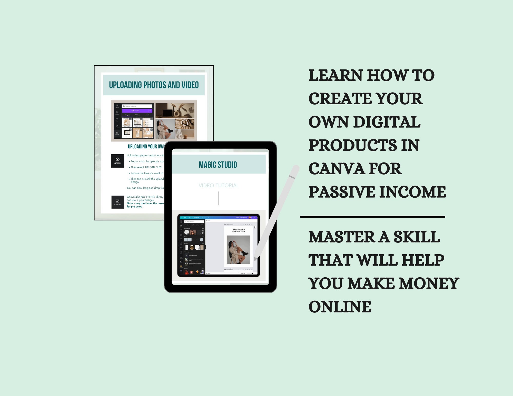 Canva For Beginners Canva Crash Course Stepbystep Tutorial Create