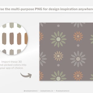 Cappuccino Silk Color Palette for Procreate 30 Color Swatches Neutral ...