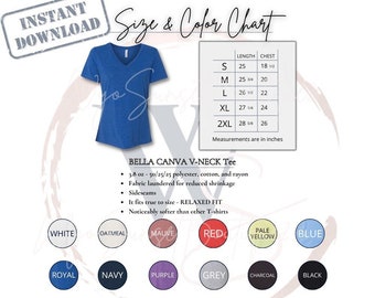 Tultex 207TC Size Color Chart 10 COLORS Tultex (Instant Download) - Etsy