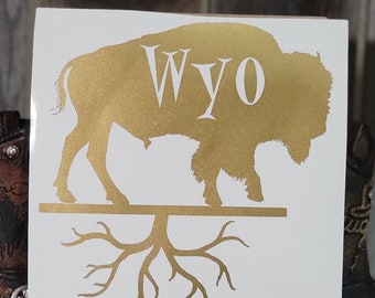 Wyoming Sticker - Etsy