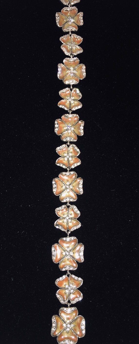 vintage silver and enamel - Gem