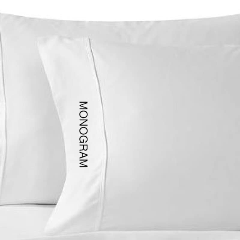 Monogram Pillowcases - Etsy