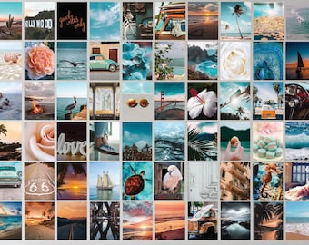 Teal Collage Kit | Etsy