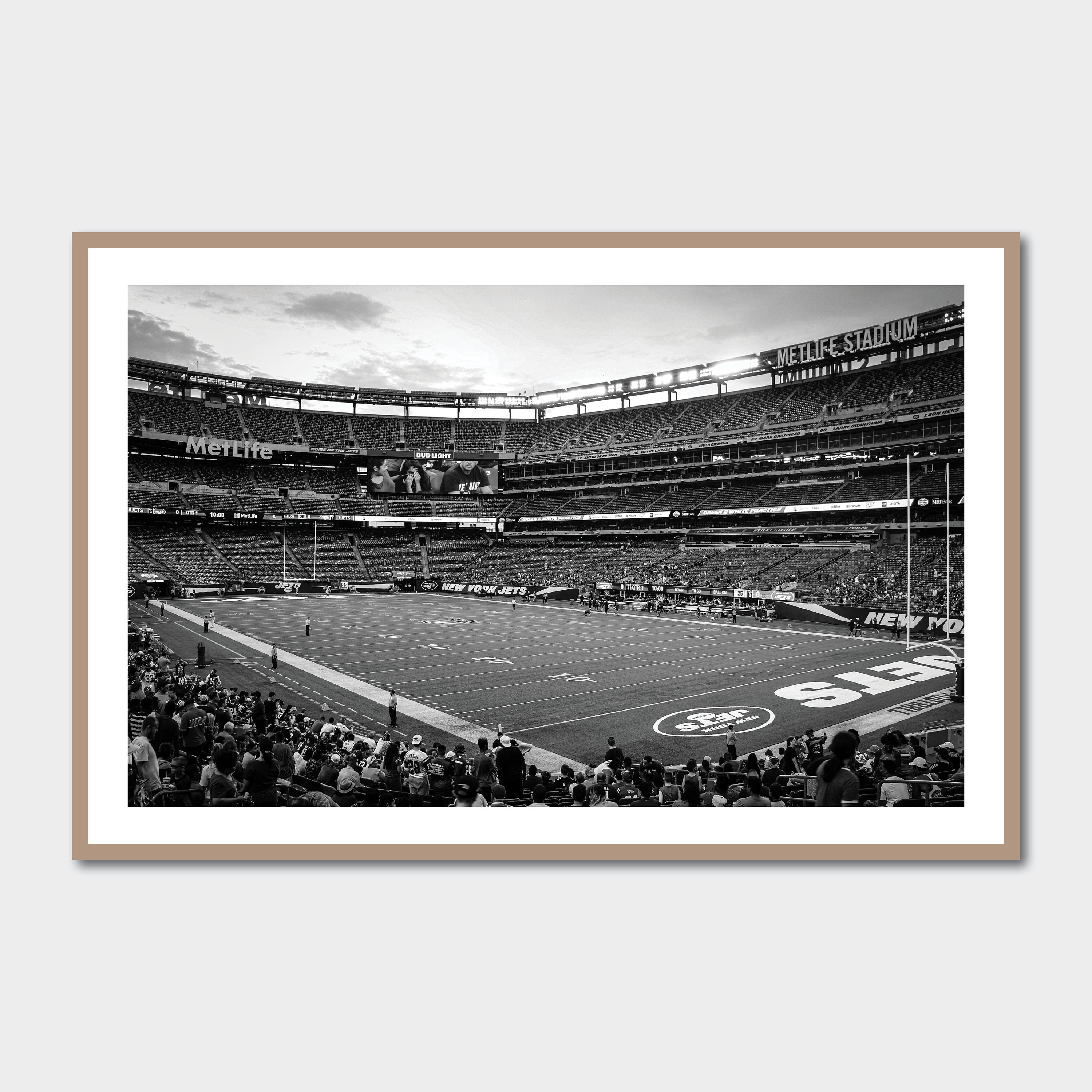 Metlife Stadium Print: New York Jets Football Canvas Art - Etsy