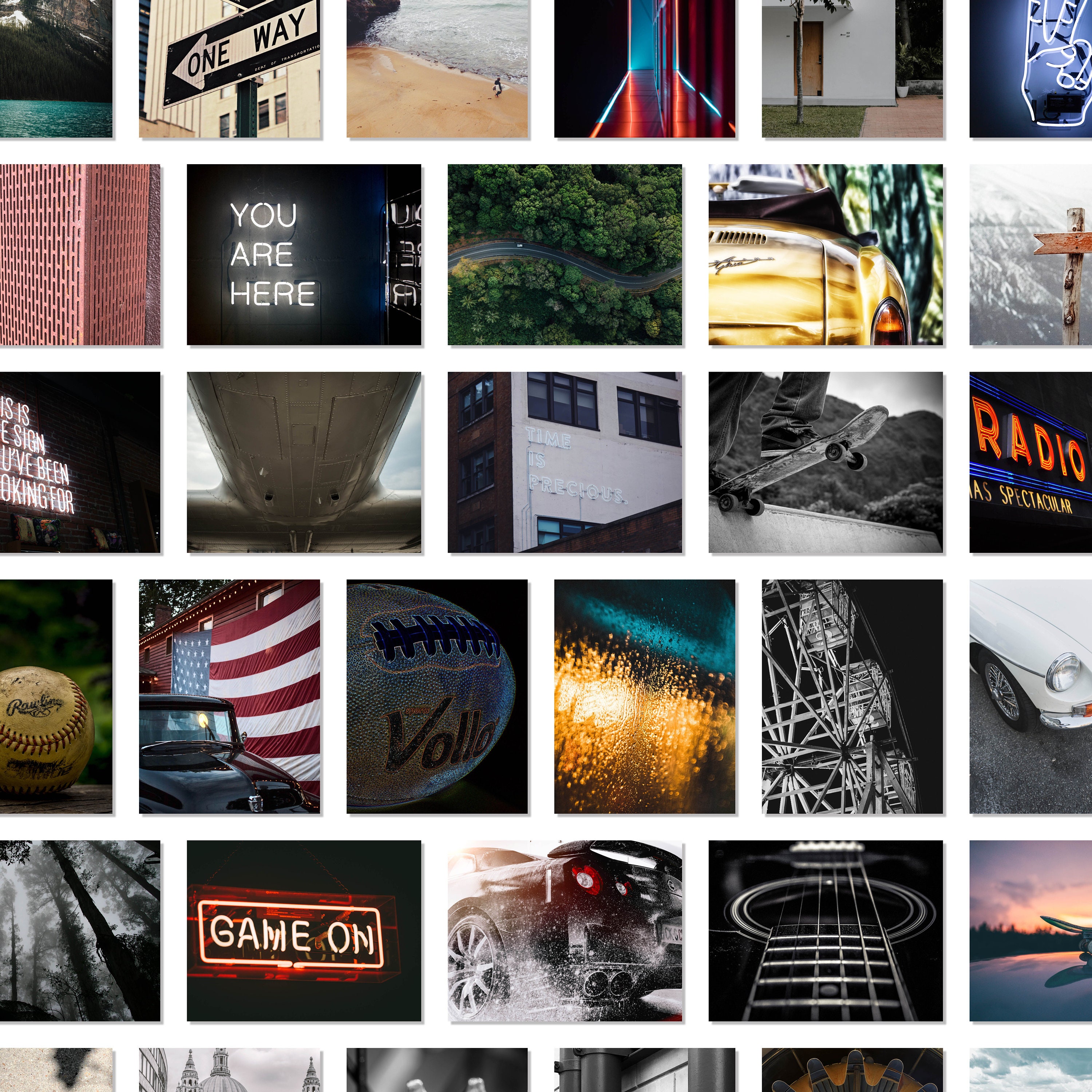 Boy Collage Kit VSCO Aesthetic Boy Collage Kit Teen Wall | Etsy UK