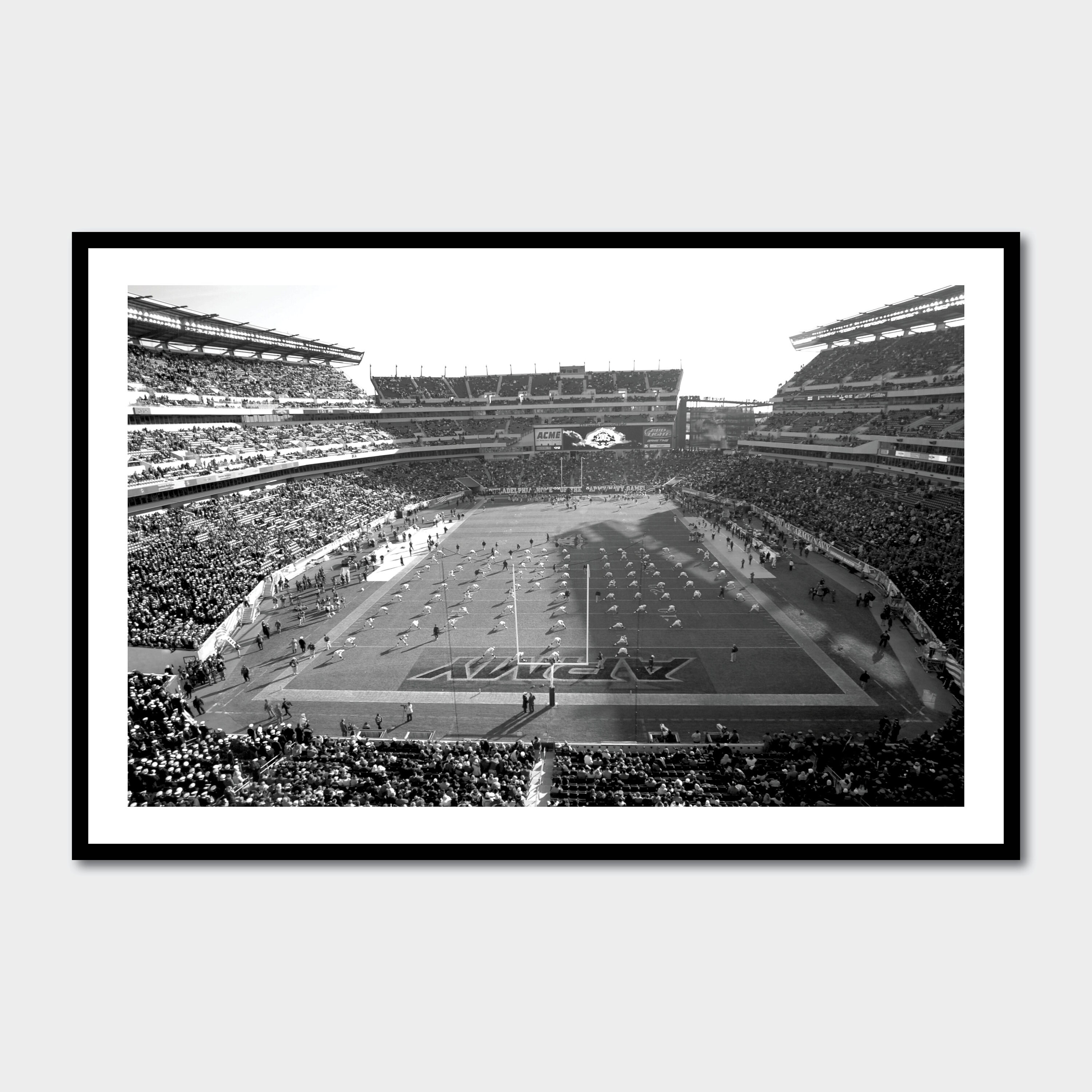 Army Football Stadium Print, Army Black Knights Stadium Football Print ...
