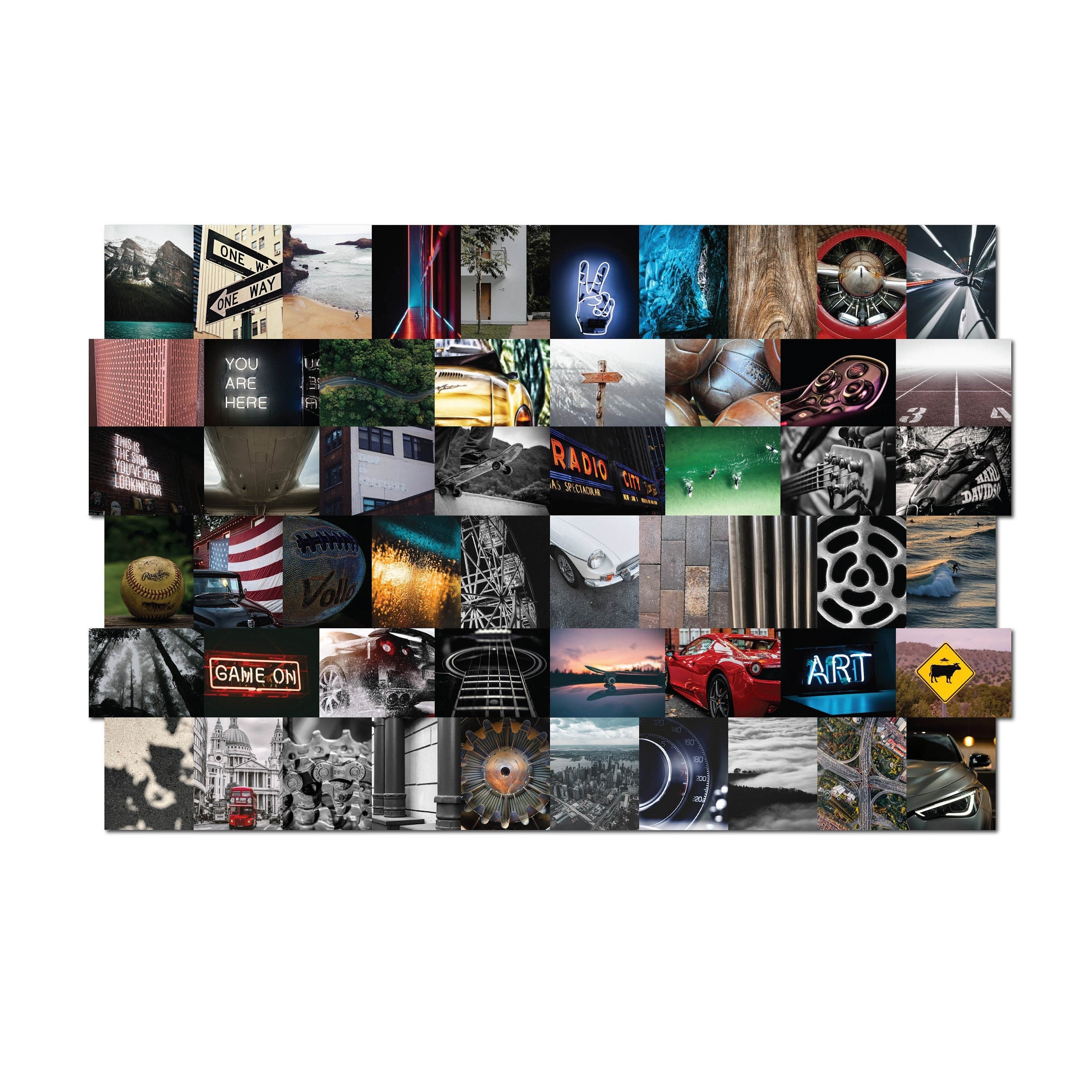 Boy Collage Kit VSCO Aesthetic Boy Collage Kit Teen Wall | Etsy UK