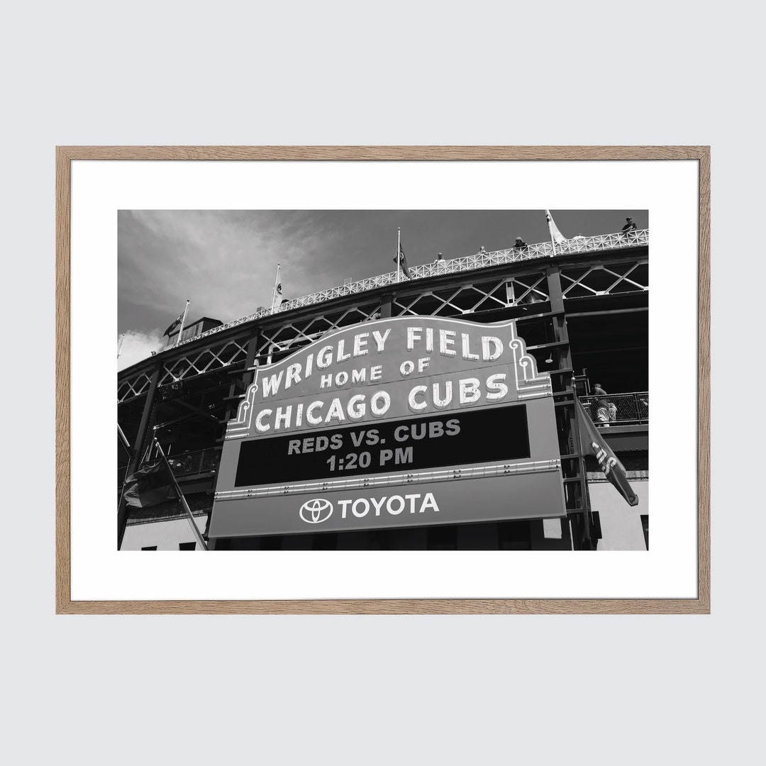 Wrigley Field Photography Print: Chicago Cubs Baseball Stadium Wall Art ...