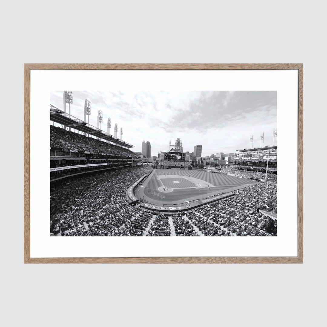 Cleveland Indians Baseball Stadium Photography Wall Art, Indians ...