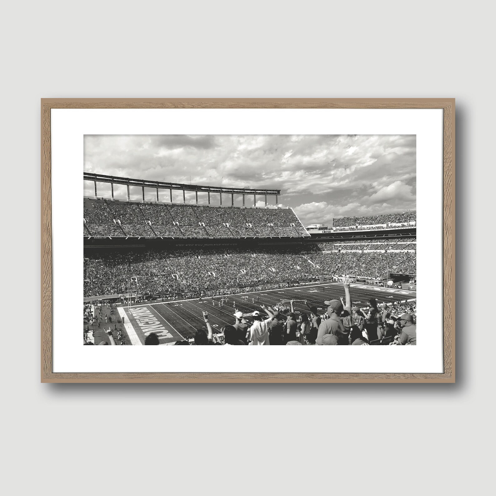 UT Football Stadium Print University of Texas Football Art - Etsy