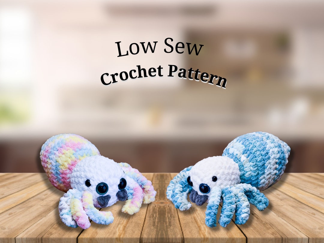 Spider Crochet Pattern, Low Sew Spider Crochet Patterns, Crocheted ...