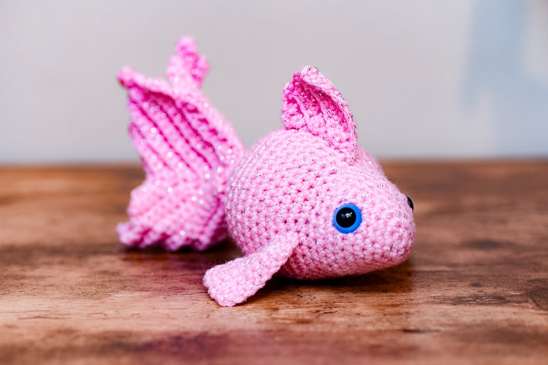 Crochet Angel Fish Plush Beta Fish Toy Amigurumi Fish - Etsy