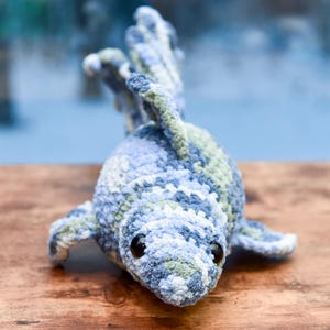 Crochet Angel Fish, Plush Beta Fish Toy, Amigurumi Fish Stuffed Animal ...