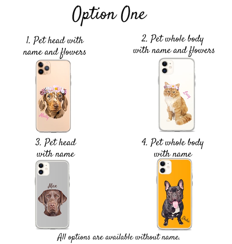Custom pet phone case dog iphone case gift for pet owner dog | Etsy