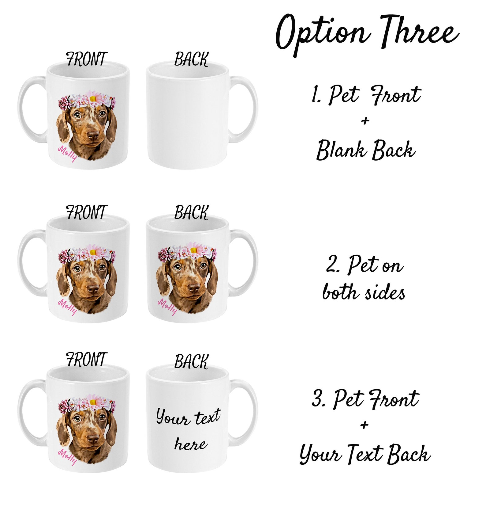 Custom Pet Portrait Mug Dog Coffee Mug Pet Coffee Cup - Etsy
