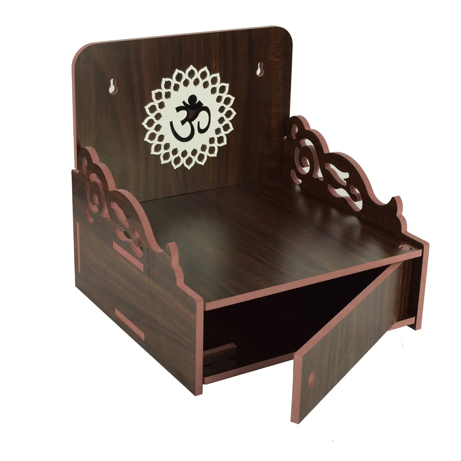 Wooden Temple Home Mandir Home Altar Hare Krishna Altar - Etsy