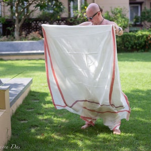 Cotton Dhoti Khadi Super High Quality krishna Style | Etsy