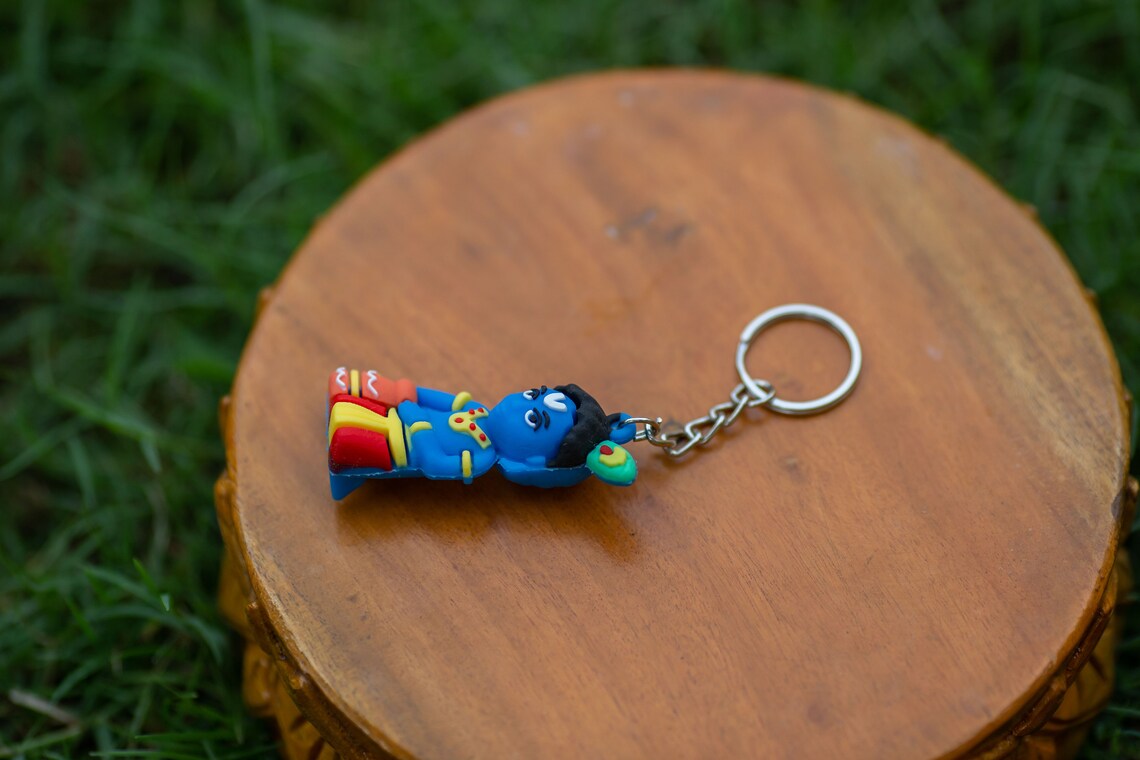 Keychain Sri Krishna Radha Krishna Krishna Style - Etsy