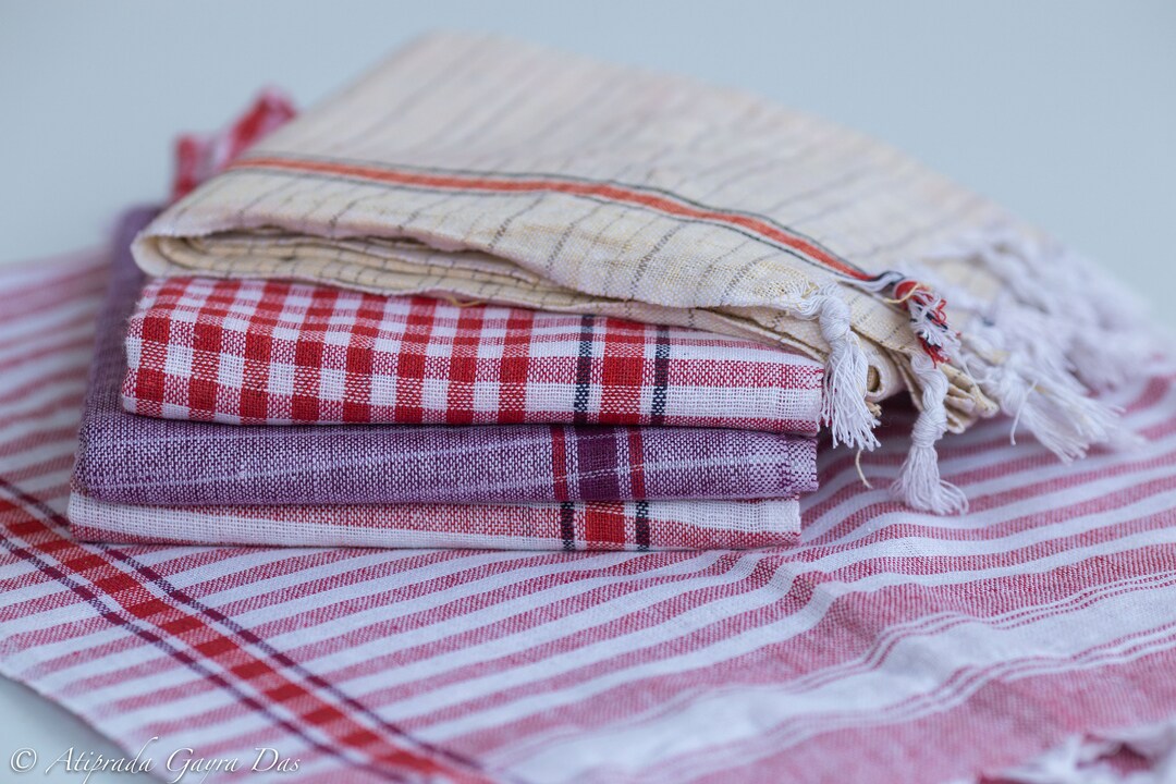 Gamcha, Set of 3 Pieces 1 Gift Style Bath Towels Are Made From 100% ...