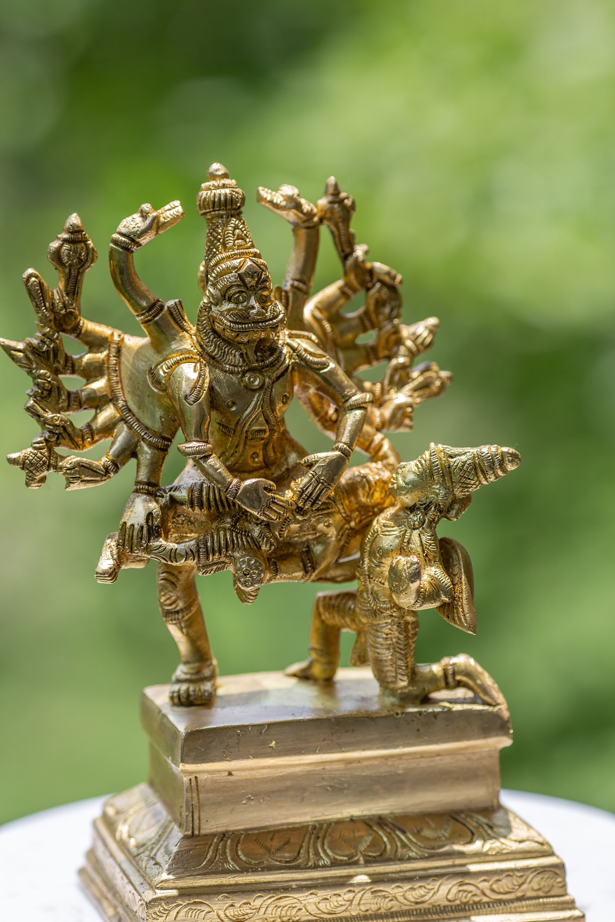 Garuda Narasimhadev With Heraniya Kashipu Murti deity - Etsy