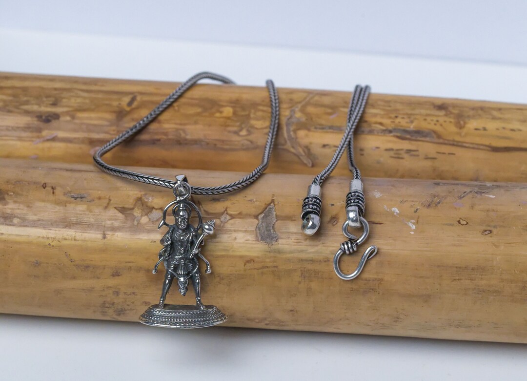 Hanuman Ji Pendant Mayapur Ugra Narasimhadev Pure Silver 925, Krishna ...