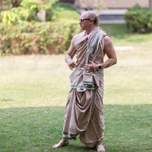 Super Stylish Dhoti Khadi Cotton High Quality krishna Style | Etsy