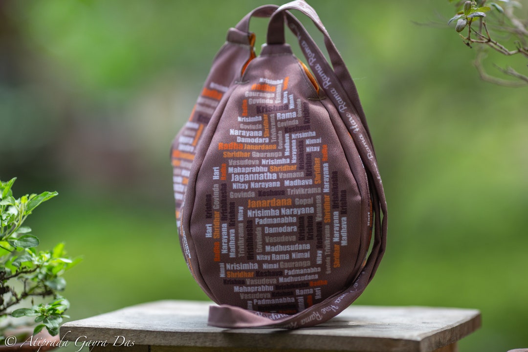 Holy Names Krishna Prayer Bag, M Size, Japa Mala Bag/krishna Bag/ Beads ...