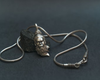 Sterling Silver Hindu God Hanuman Pendant on a Sterling Silver Chain - Etsy