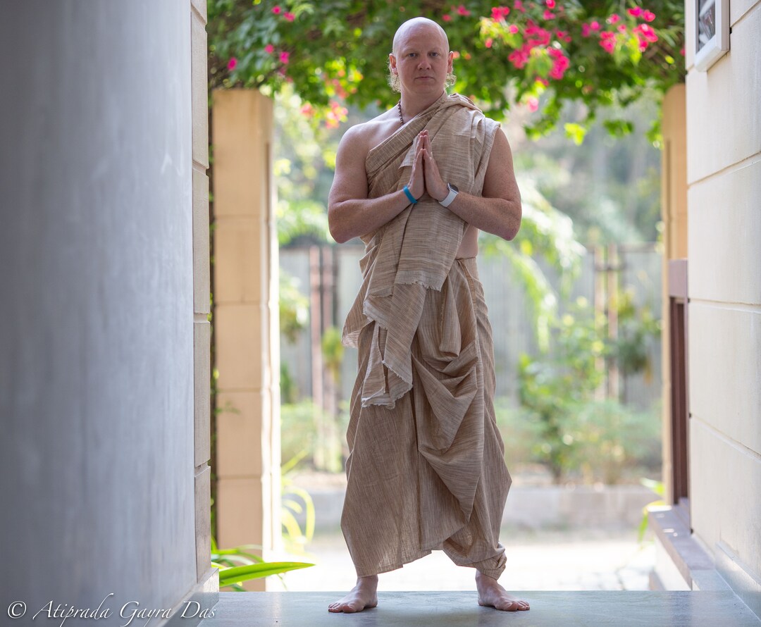 Dhoti Khadi Cotton Super High Quality ,krishna Style, Spiritual ...
