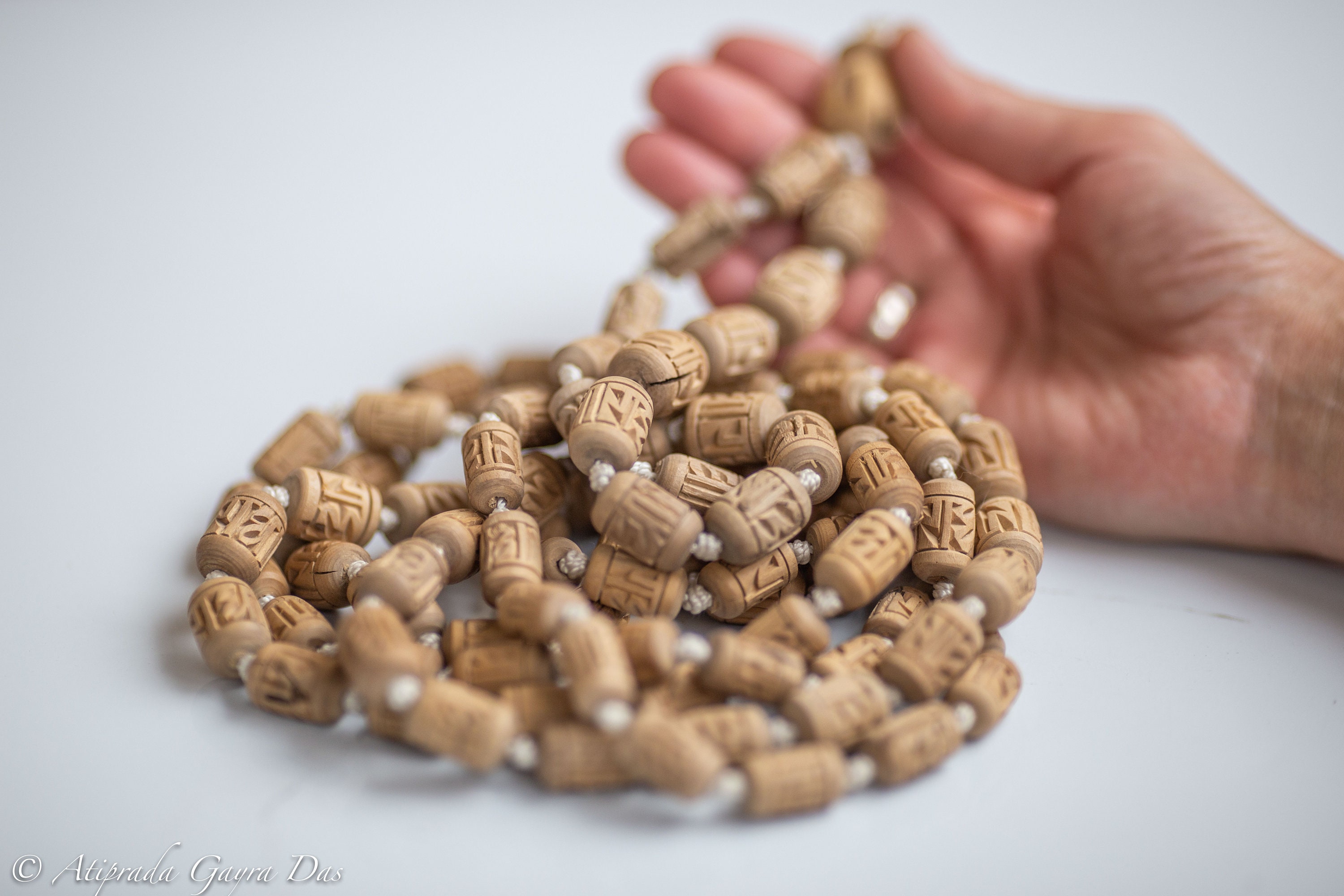 Tulasi Japa Mala Meditation Beads Round 108 Shree Radhe - Etsy