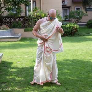 Cotton Dhoti Khadi Super High Quality krishna Style | Etsy