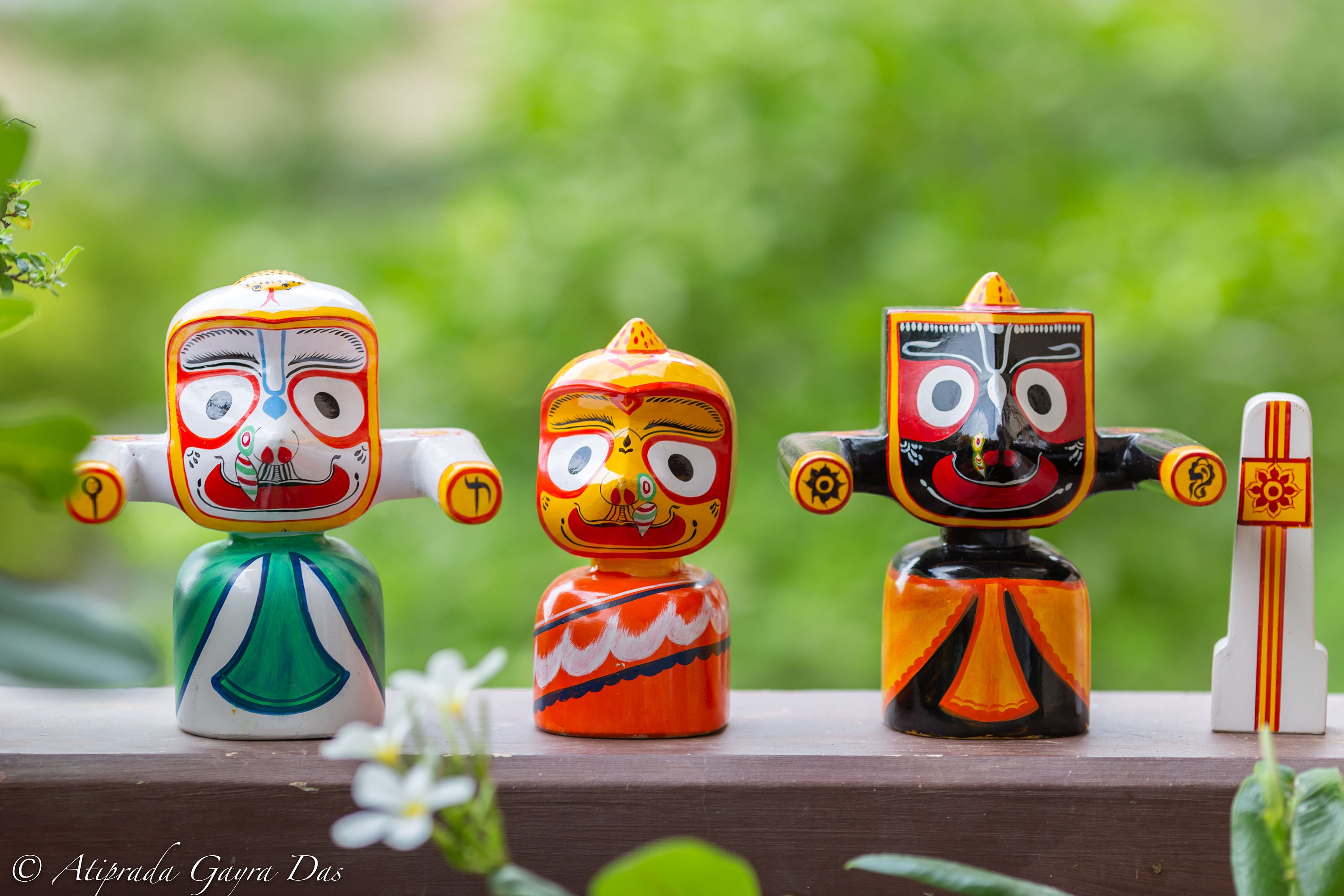 8.5' inches Jagannath Baladev and Subhadra hand made | Etsy