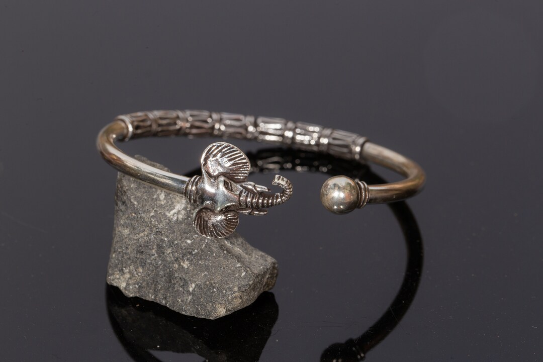 Silver Bracelet With Elephant , Bracelets Unisex , Silver 925 Bracelet ...