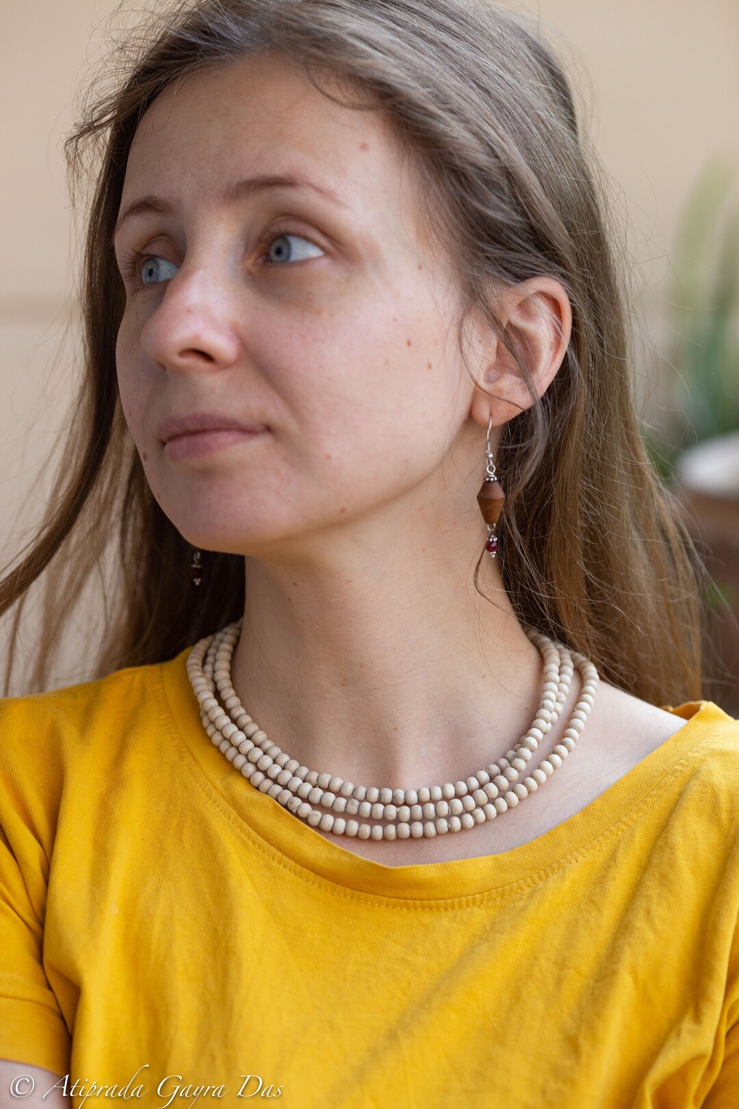 Beautiful Kanthimala M Size Handmade Tulsi, Necklace Hare Krishna ...