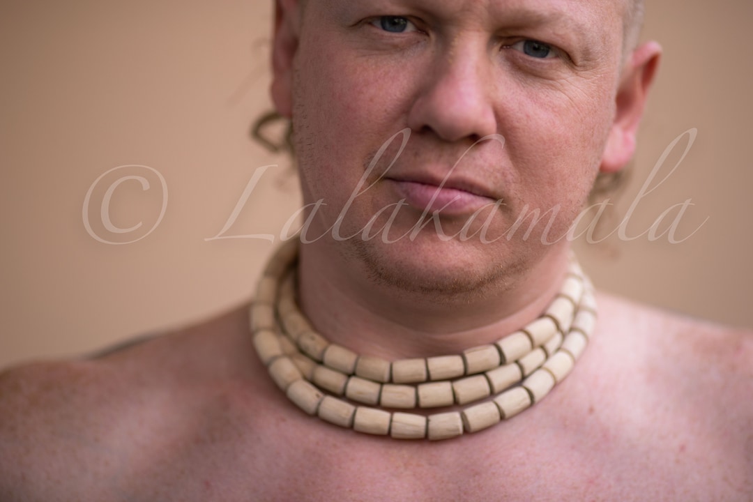 Kanthimala Maha Big Size Handmade Tulsi, Necklace Hare Krishna Kanthi ...