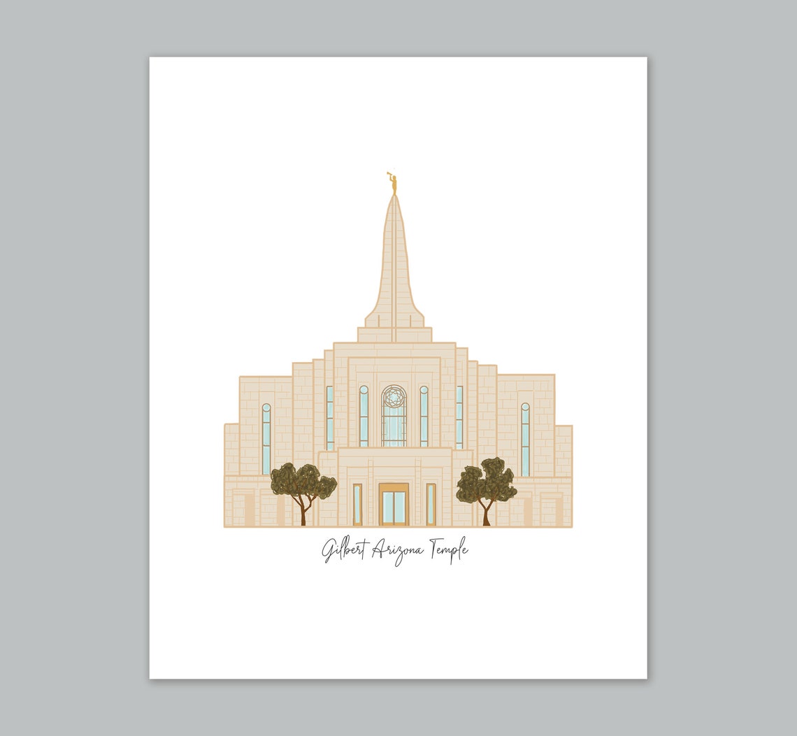 Gilbert Arizona Temple DIGITAL DOWNLOAD / Gilbert Temple - Etsy