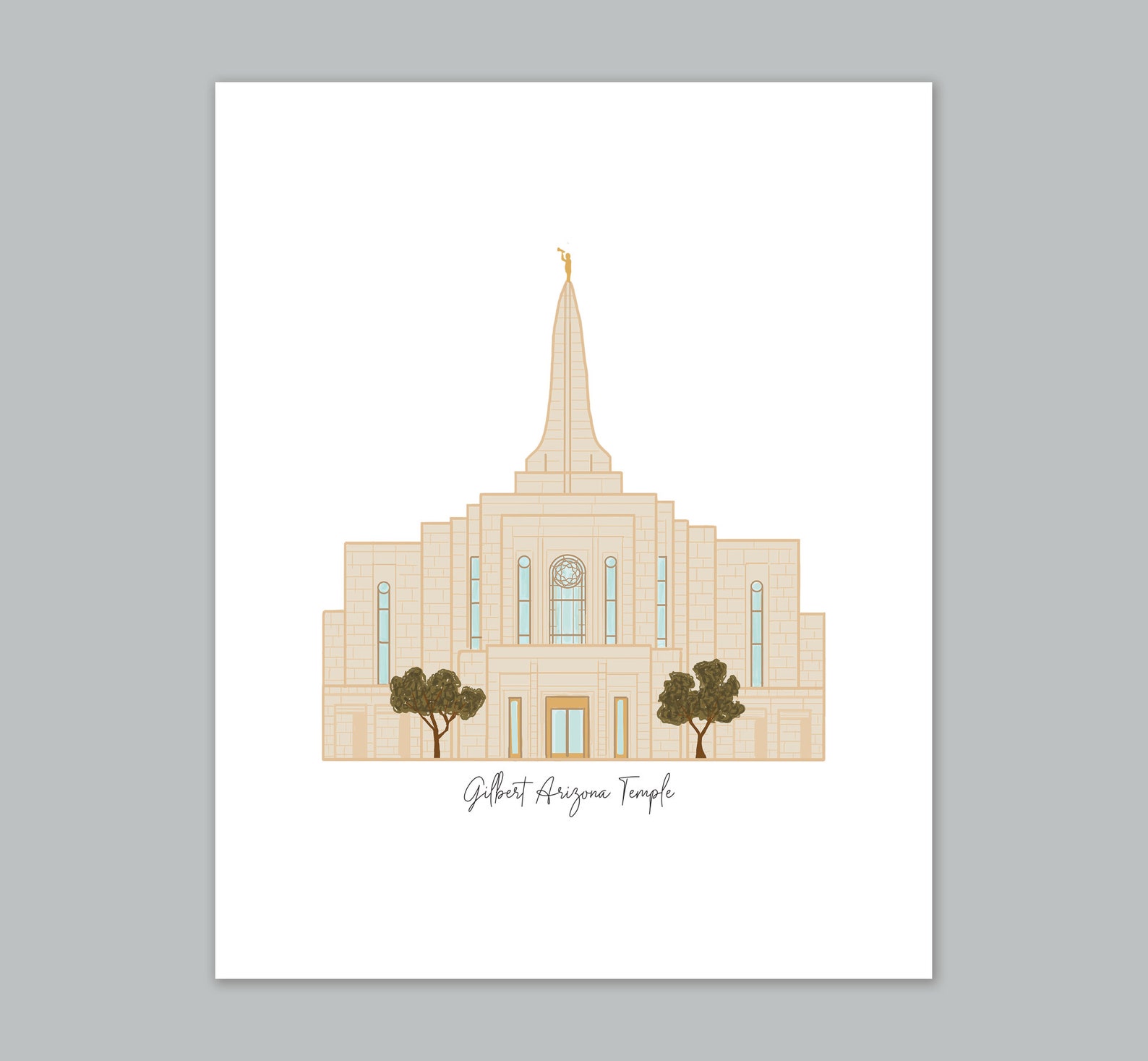 Gilbert Arizona Temple DIGITAL DOWNLOAD / Gilbert Temple | Etsy