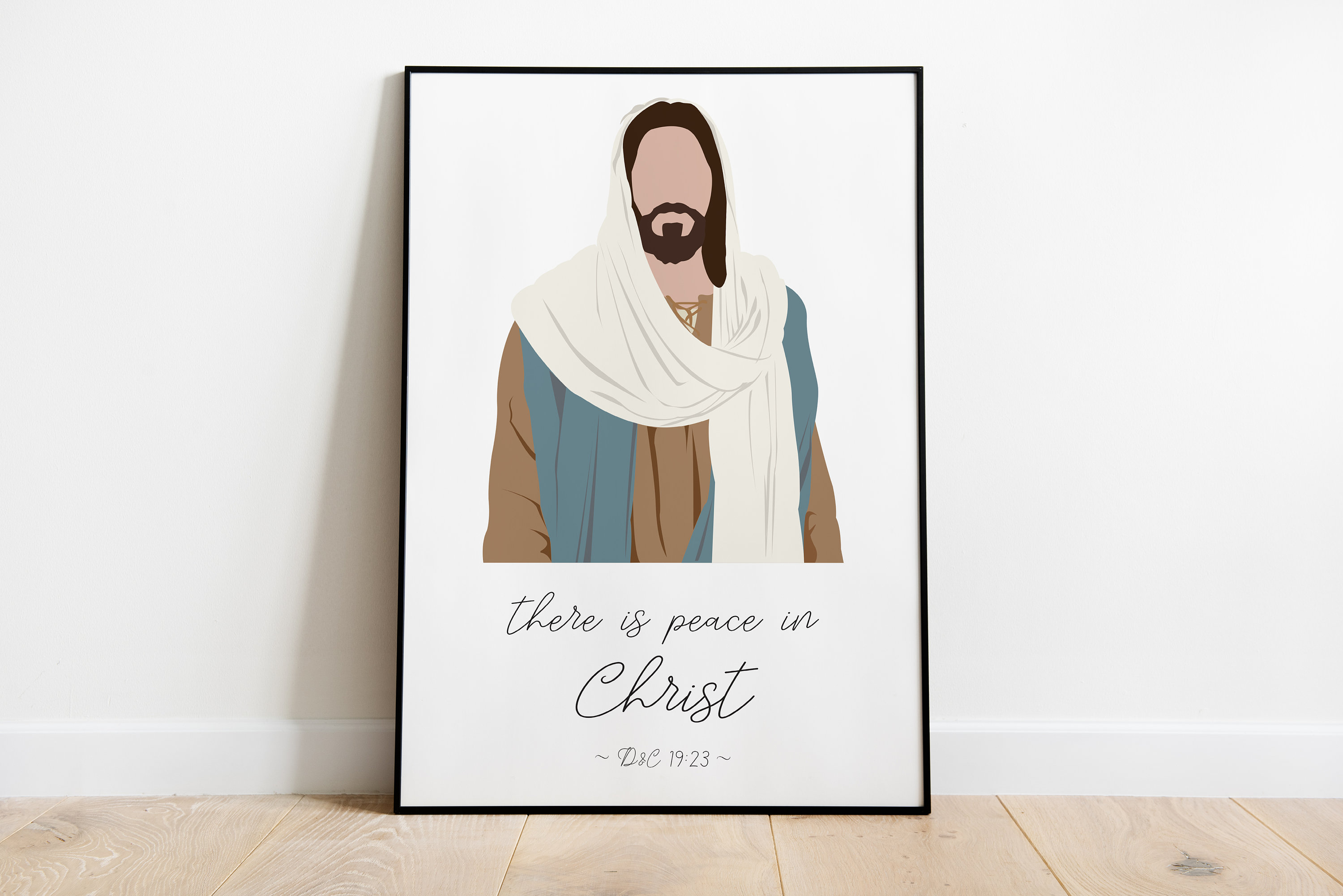 Customizable Jesus Christ Digital Art / LDS Custom Quote / | Etsy