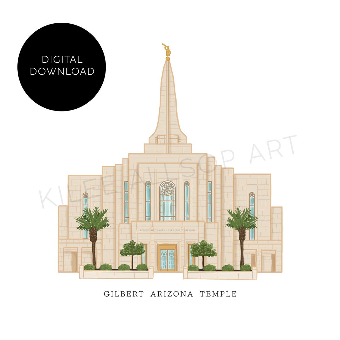 Gilbert Arizona Temple *DIGITAL DOWNLOAD* / Gilbert Temple Digital ...