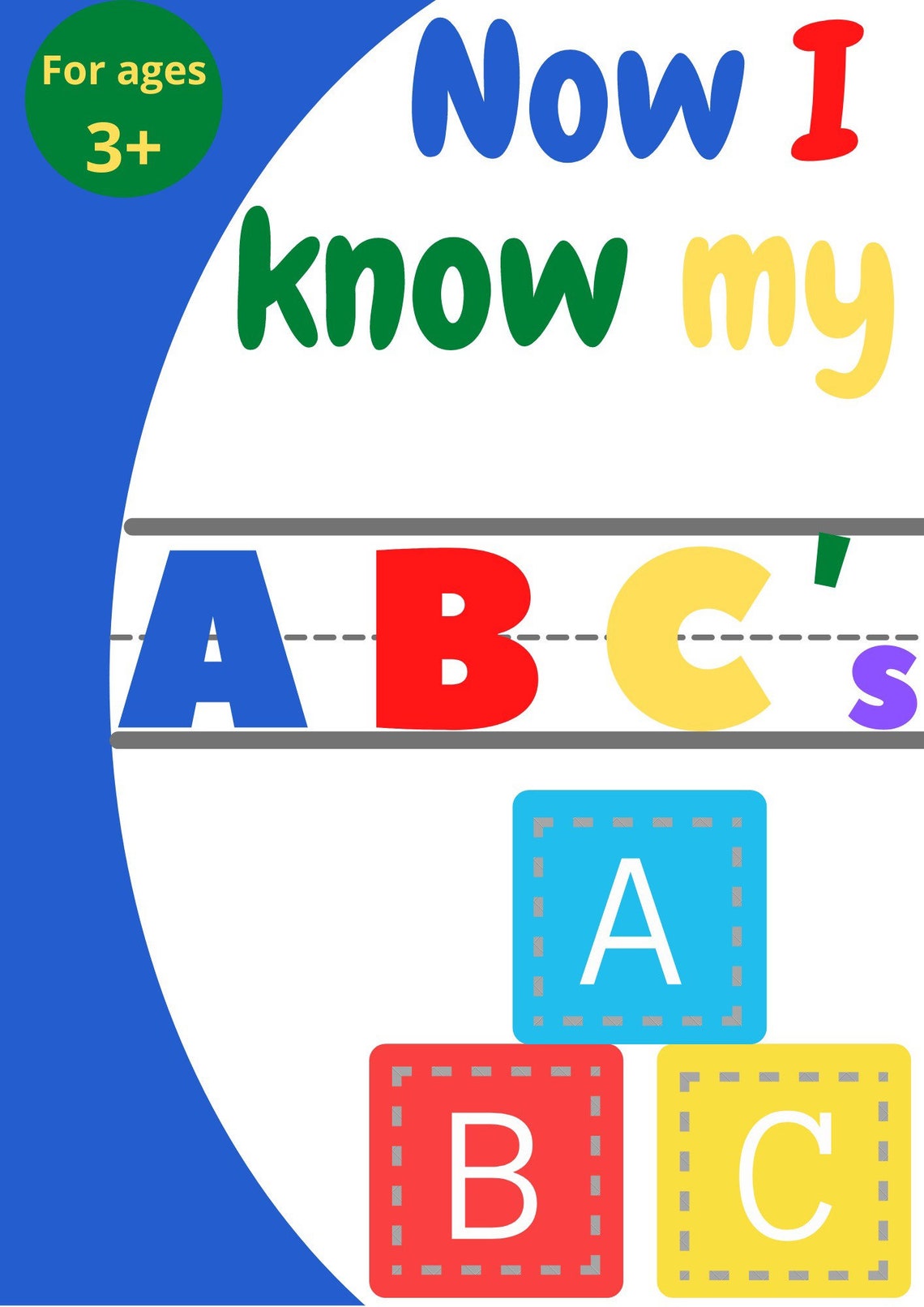 Now I Know My Abcs Learn to Write - Etsy