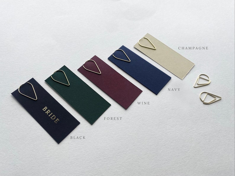 Gold Foil Menu Name Tag Wedding Name Card With Gold - Etsy