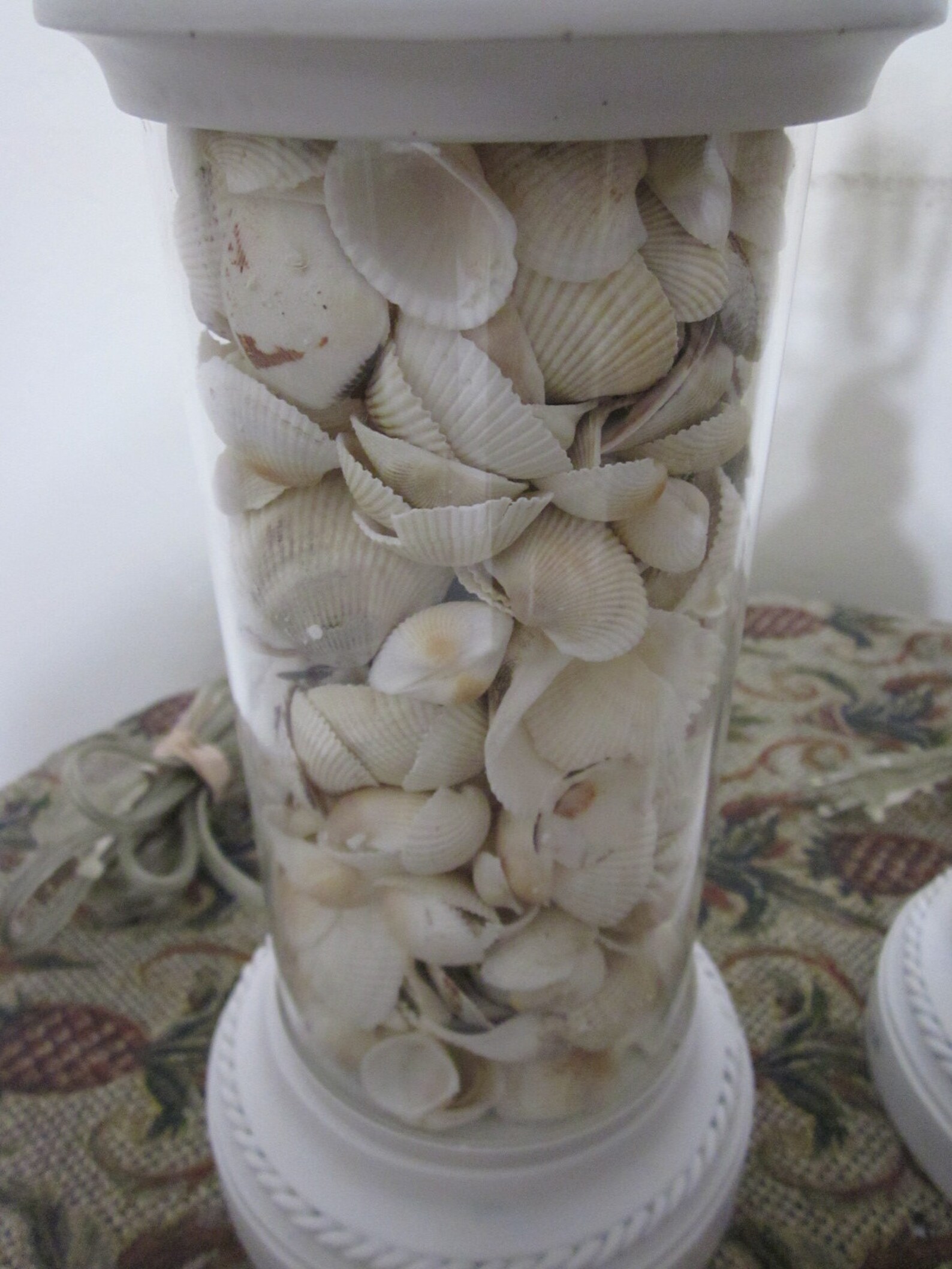 Sea Shell Table Lamp With Shade Tropical Style Set of Two - Etsy