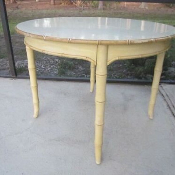 Faux Bamboo Table - Etsy