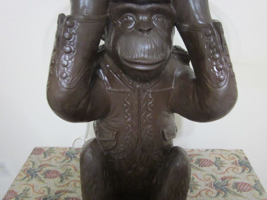 Monkey Side Table Made of Resin Palm Beach Palm Beach Regency Style ...